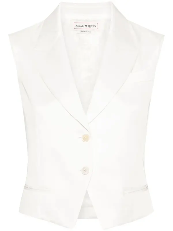 Alexander McQueen Twill-weave Tailored Waistcoat