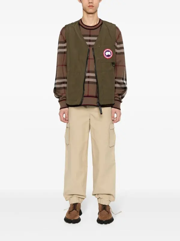 Canada Goose Canmore Logo-patch Gilet - Green