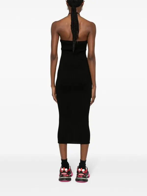 Amiri Logo-plaque Midi Dress