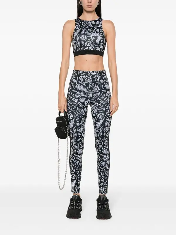 Off-White Tattoo-print Performance Leggings