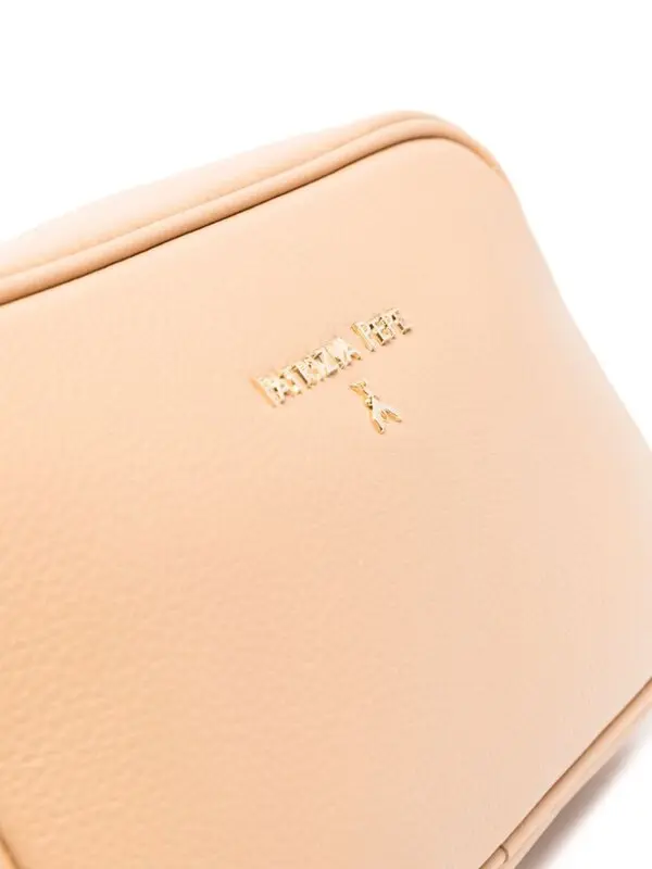 Patrizia Pepe Leather Crossbody Bag - Neutrals