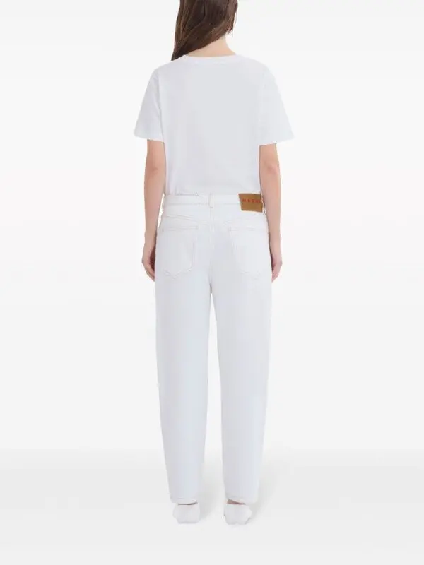 Marni Appliquéd Tapered Jeans