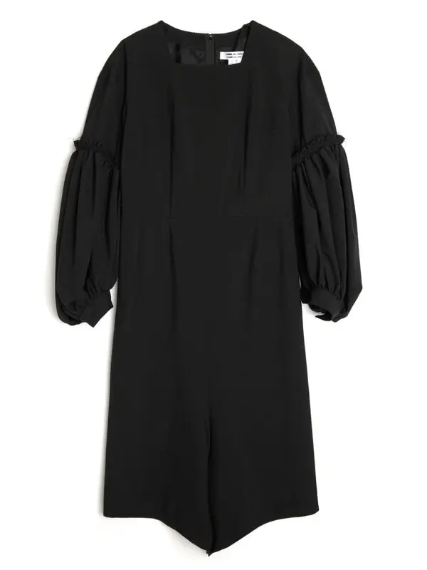 Comme Des Garçons Wool Midi Dress