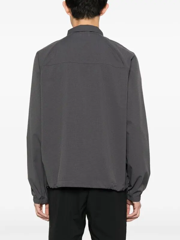 ROA Camp-collar Perforated Shirt