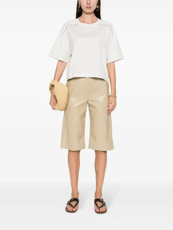 Brunello Cucinelli Striped Cotton T-shirt