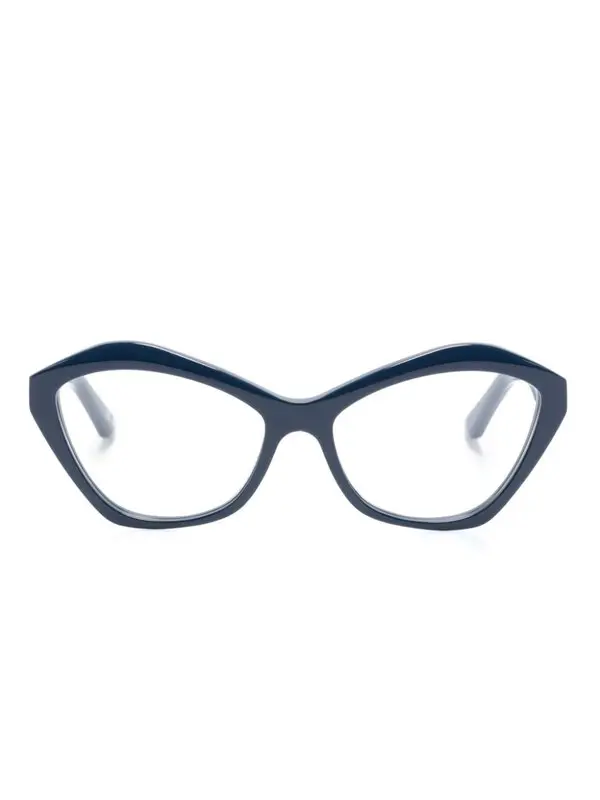 Balenciaga Bb0341o Cat-eye Glasses - Blue