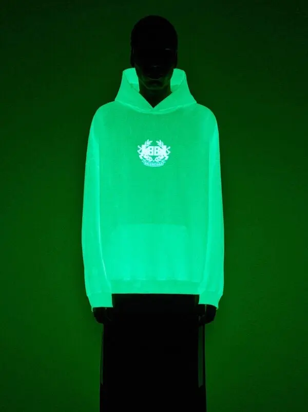 Balenciaga Logo Reflective Hoodie