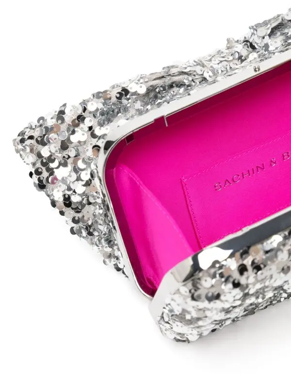 Sachin & Babi Cupids Clutch - Metallic
