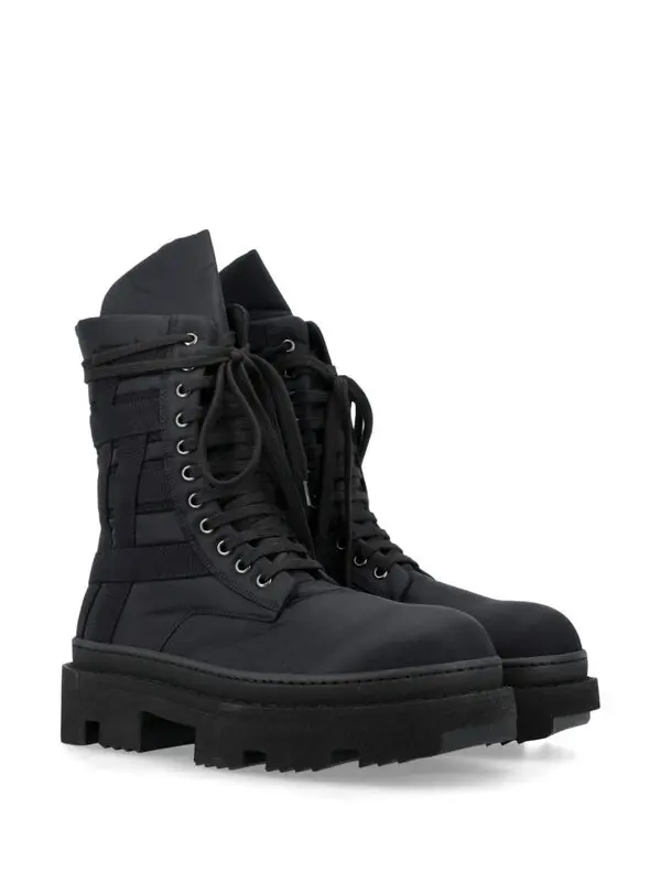Rick Owens Army Megatooth Lace-up Boots