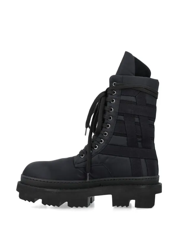 Rick Owens Army Megatooth Lace-up Boots