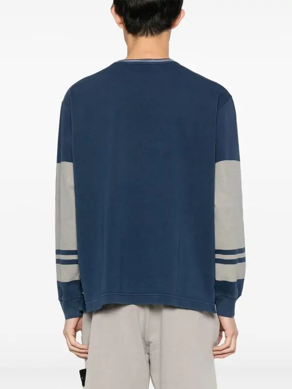 Stone Island Logo-print Cotton Sweatshirt