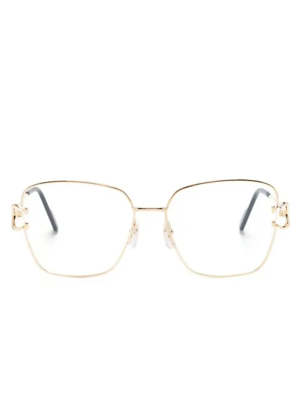 CARTIER Square-frame Glasses - Gold