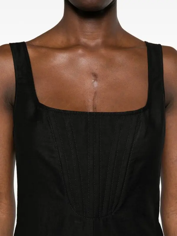 Stella McCartney Square-neck Corset-style Minidress
