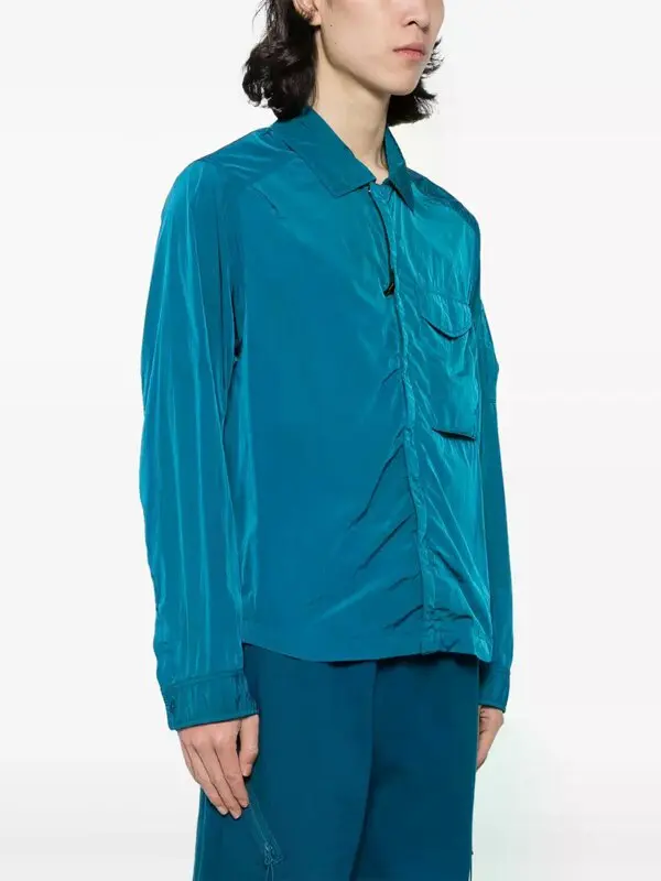 C.P. COMPANY Chrome-r Lens-detail Shirt Jacket - Blue