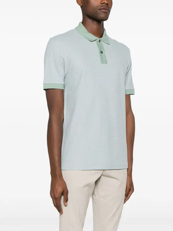 BOSS Phillipson Textured Cotton Polo Shirt