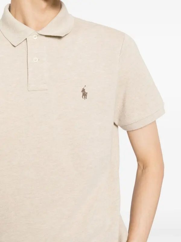 Polo Ralph Lauren Polo Pony Cotton Polo Shirt - Brown