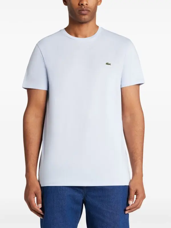 Lacoste Logo-patch Cotton T-shirt - Blue