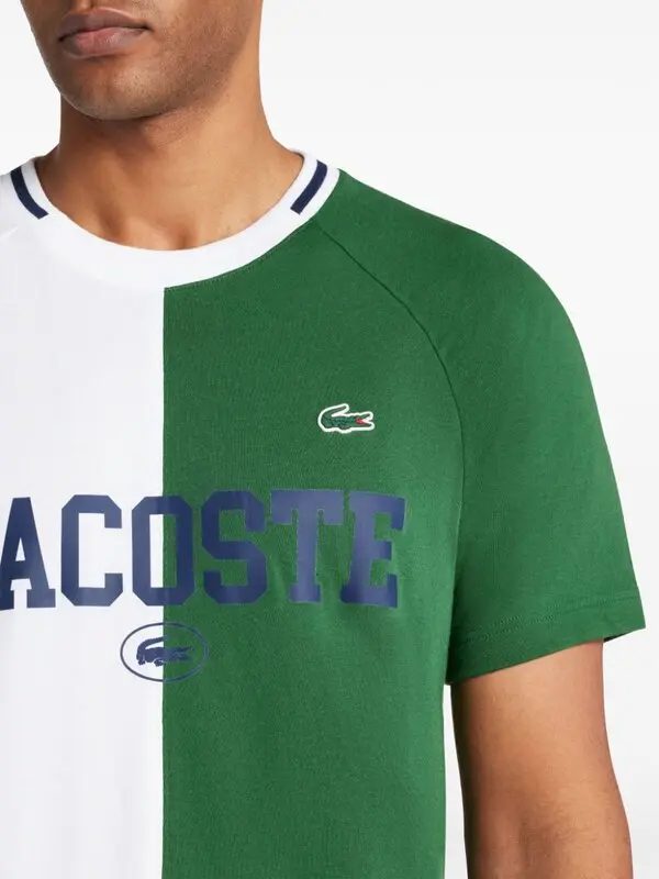 Lacoste Two-tone Logo-print T-shirt