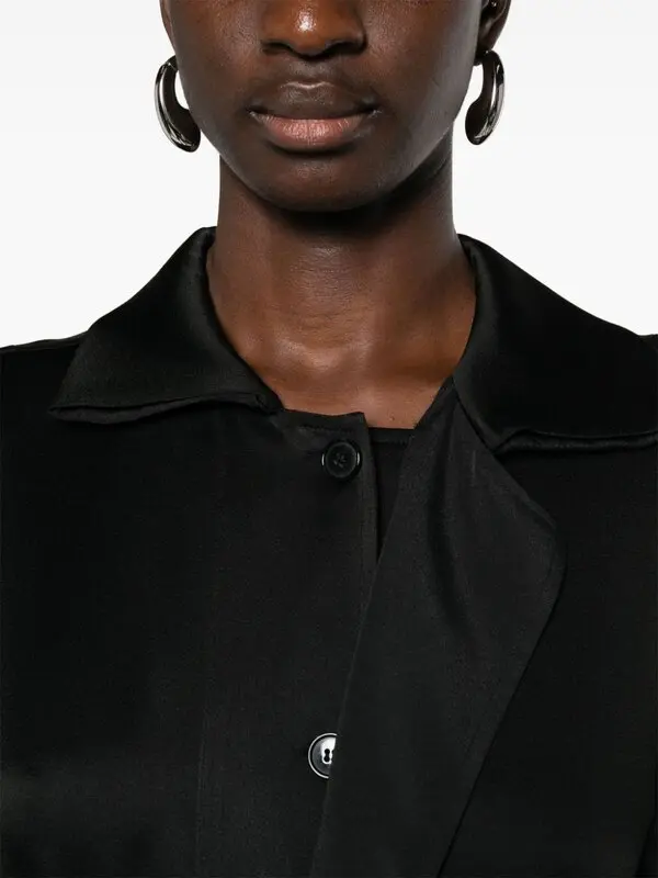 Victoria Beckham Spread-collar Crepe Jumpsuit