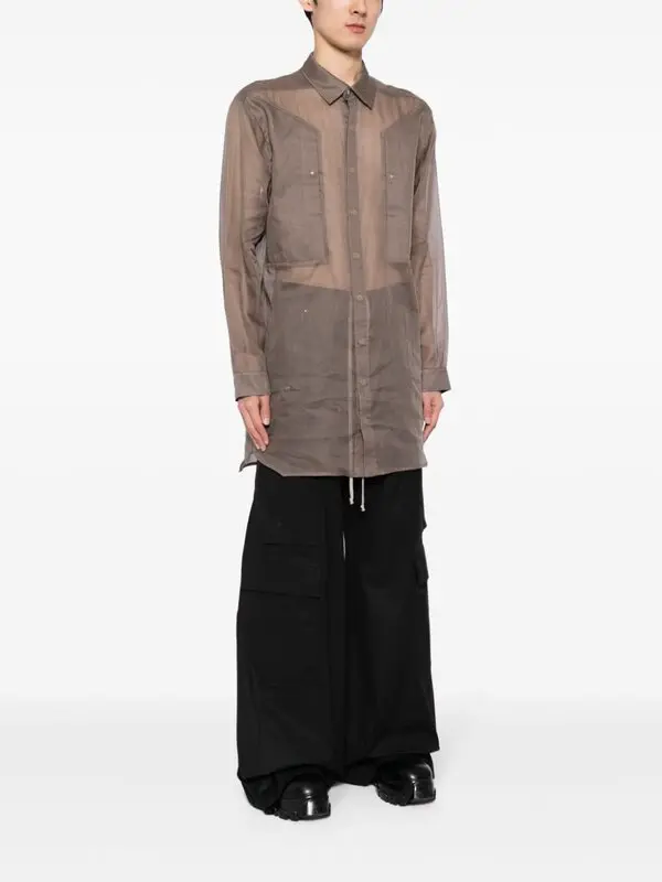 Rick Owens Jumbo Sheer Shirt