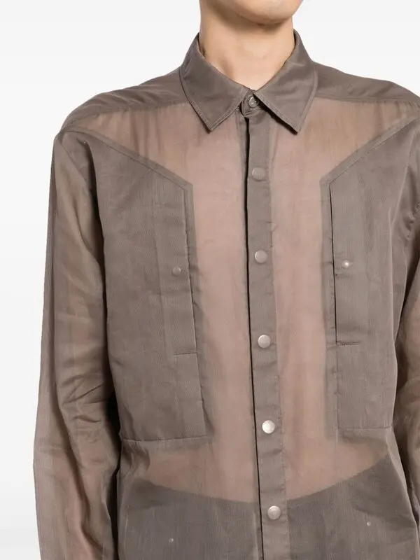 Rick Owens Jumbo Sheer Shirt