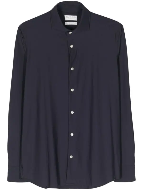 DELL'OGLIO Classic-collar Buttoned Shirt