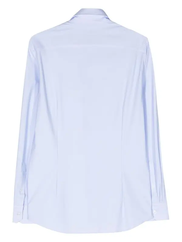 DELL'OGLIO Striped Classic-collar Shirt