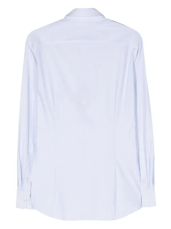 DELL'OGLIO Striped Classic-collar Shirt