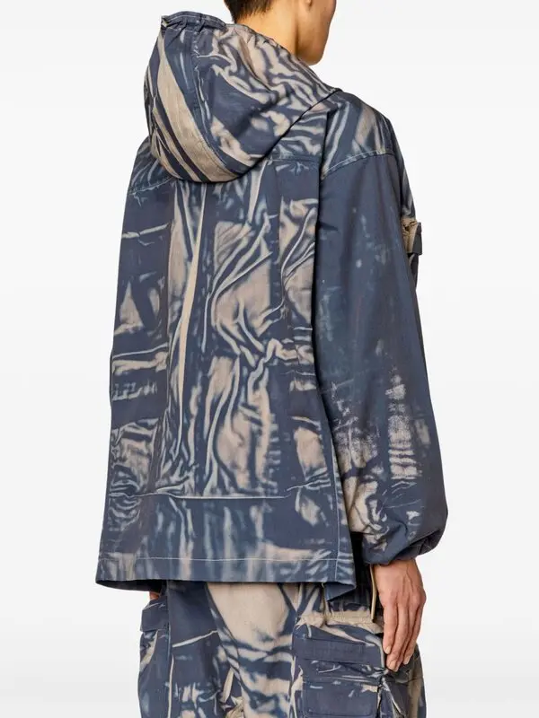 DIESEL® J-cadmus Creased-effect Cargo Jacket