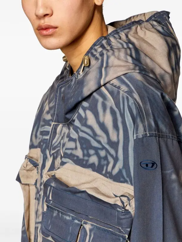 DIESEL® J-cadmus Creased-effect Cargo Jacket