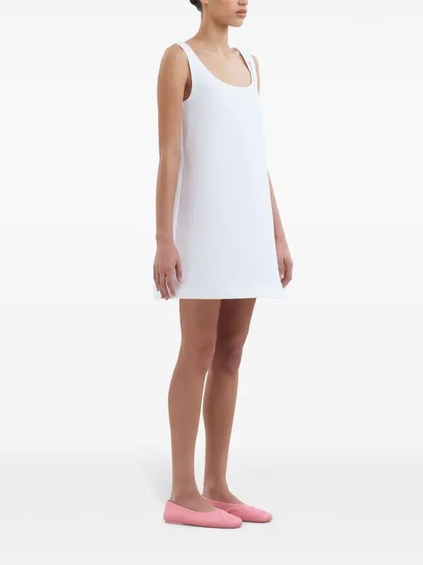 Marni Logo-embroidered Cotton Minidress