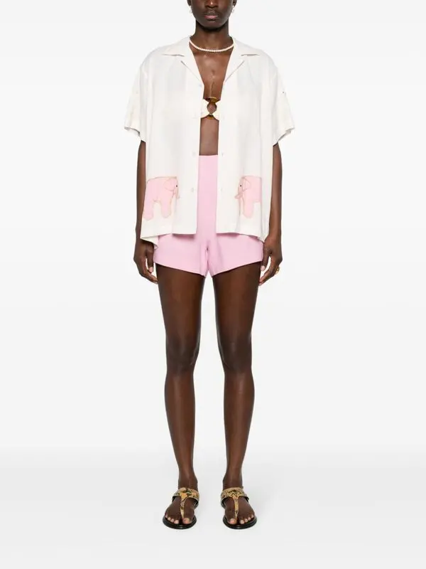 Nanushka Elza High-waisted Mini Shorts