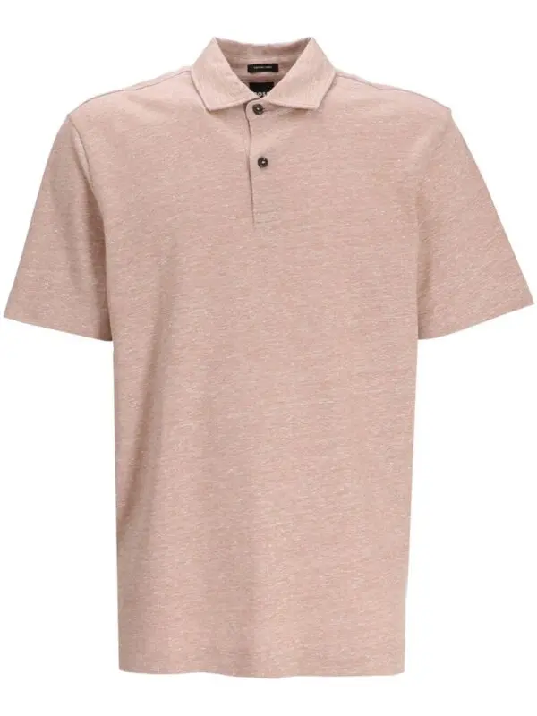 BOSS Mélange-effect Short-sleeve Polo Shirt - Neutrals