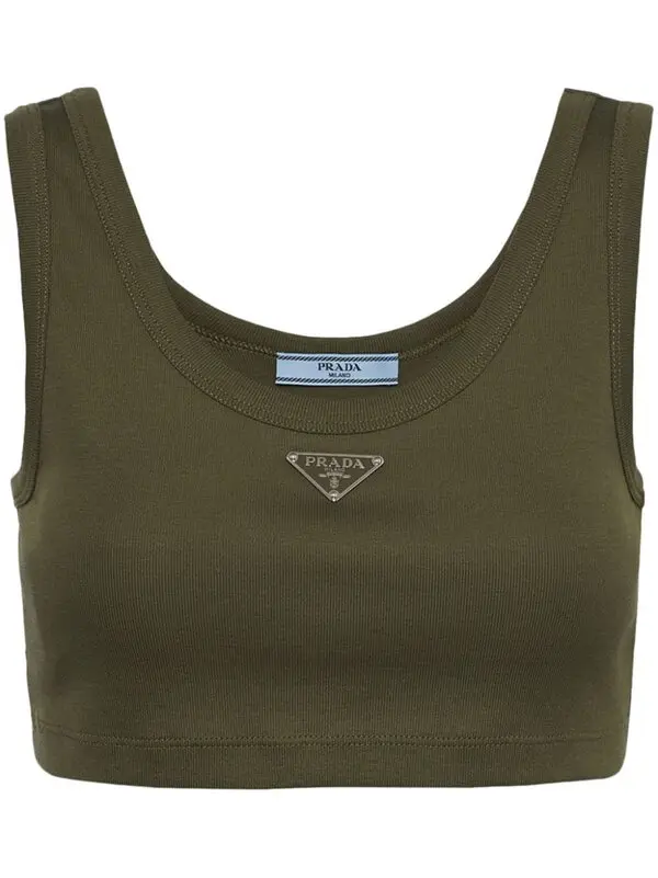 Prada Logo-plaque Tank Top