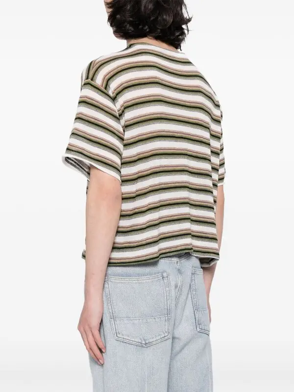 VITELLI Patchwork Striped T-shirt