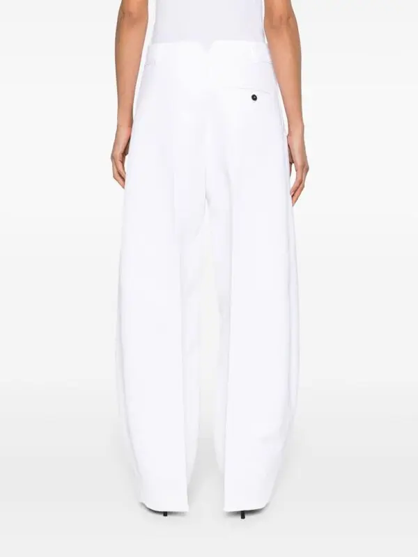 Jacquemus Ovalo Pleated Palazzo Pants