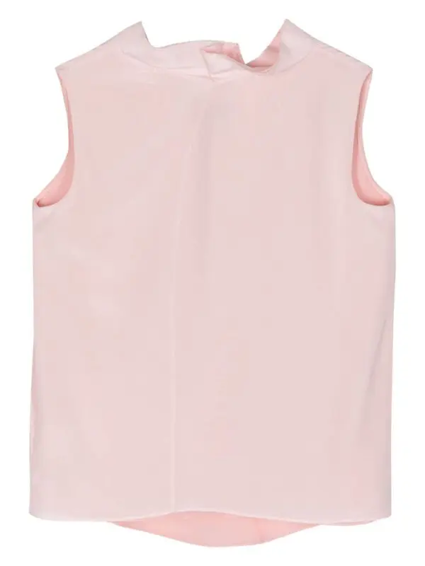 Shiatzy Chen Floral-print Silk Vest - Pink