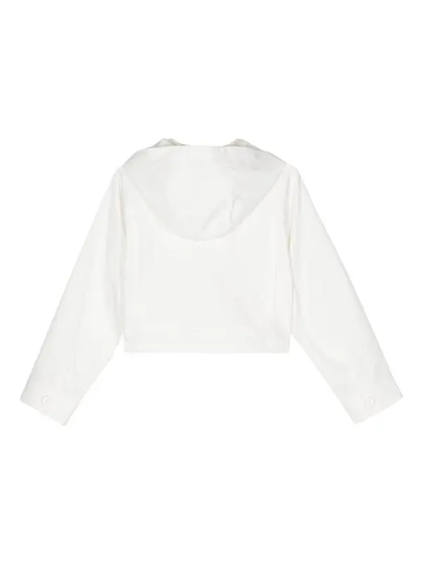 Shiatzy Chen Detachable-hood Cargo Jacket - White