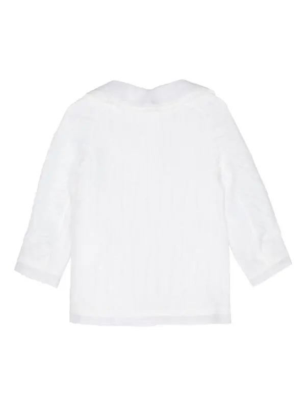 Shiatzy Chen Jacquard Silk Jacket - White
