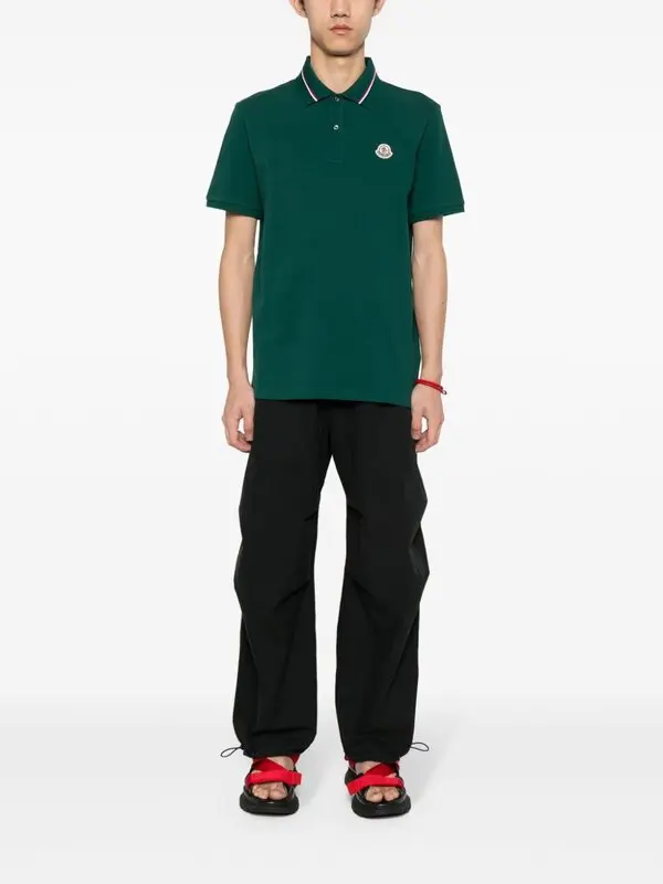 Moncler Logo-patch Polo Shirt
