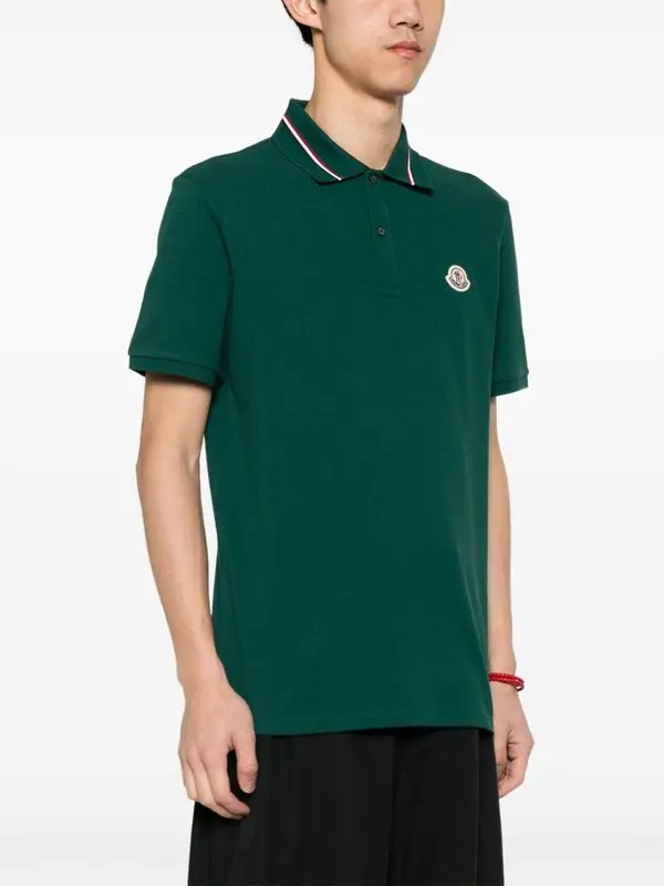 Moncler Logo-patch Polo Shirt