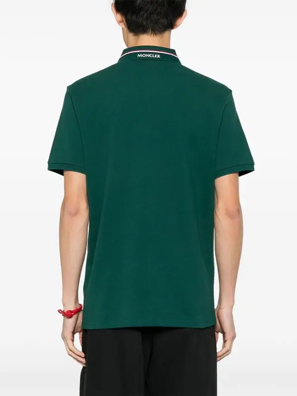 Moncler Logo-patch Polo Shirt