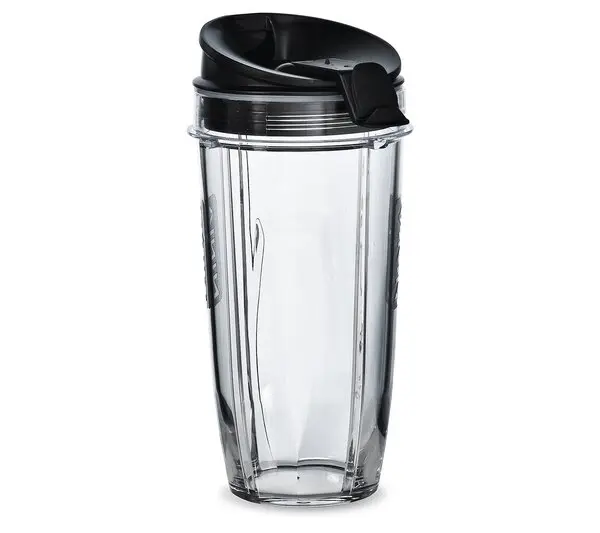 NINJA 24oz Tritan Nutri Cup With Sip & Se Al Lids - One-color