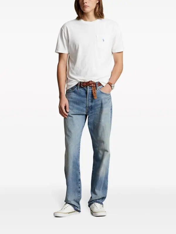 Polo Ralph Lauren Polo Pony Cotton-linen T-shirt - White