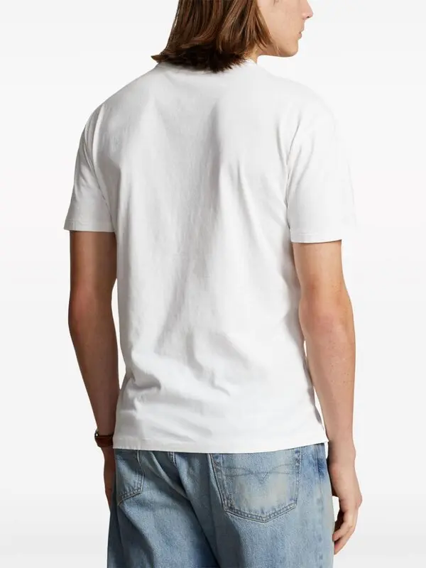 Polo Ralph Lauren Polo Pony Cotton-linen T-shirt - White