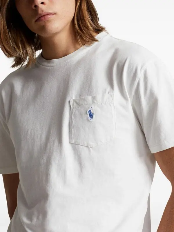 Polo Ralph Lauren Polo Pony Cotton-linen T-shirt - White
