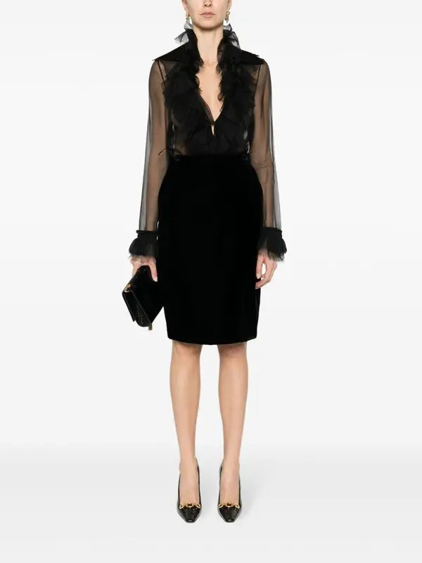 Saint Laurent Pencil Skirt
