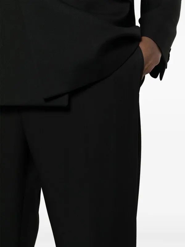 Saint Laurent Tailored Slim-fit Trousers - Black