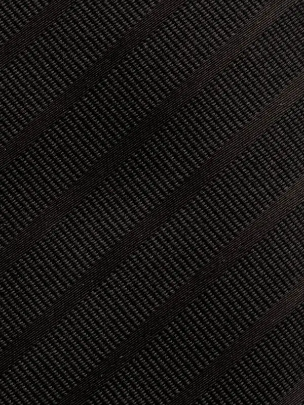 Saint Laurent Jacquard Pointed Tie