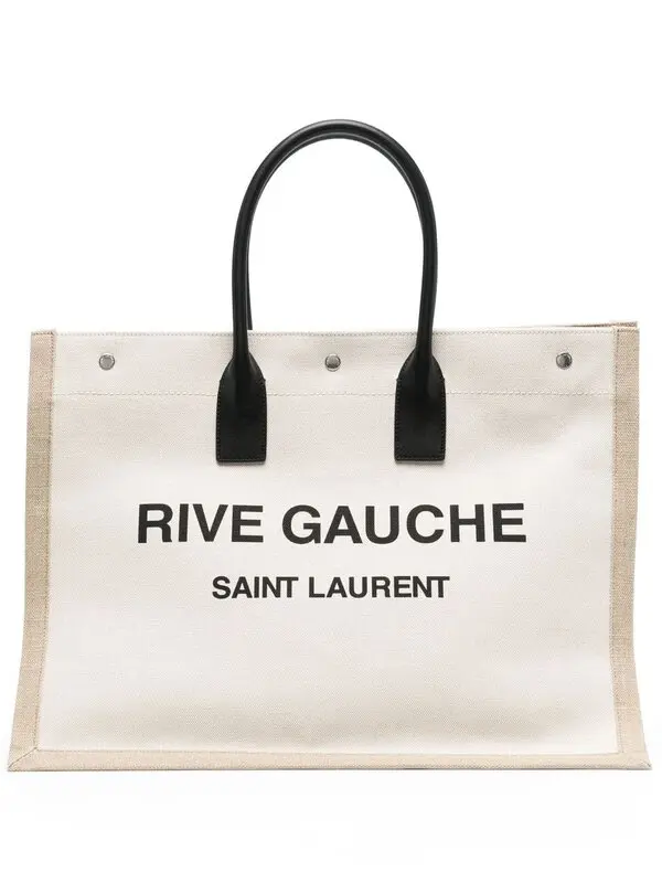 Saint Laurent Rive Gauche Tote - Neutrals